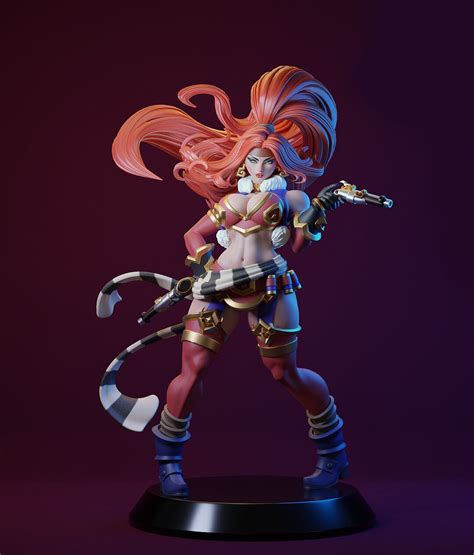 3d Printable Red Monika Model Detailed Collectible Figurine With Bonus Nsfw Version Stl File Etsy