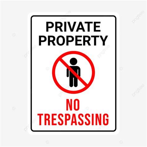 Private Property No Trespassing Vector Private Property No Trespassing