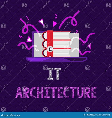 Handwriting Text It Architecture Concept Meaning Architecture Is Applied To The Process Of