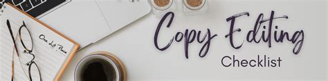 How To Copy Edit Your Manuscript Like A Pro One Lit Place