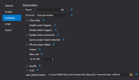 ApexSQL Generate Screen Shot Tour