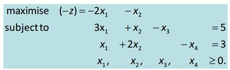 两阶段单纯形法two Phase Simplex Method Csdn博客