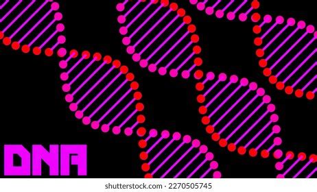 Dna Human Structure Design Schematic Colorful Stock Illustration 2270505745 Shutterstock