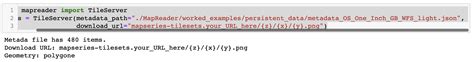 Tiny Typo In Tileserver Issue Maps As Data Mapreader Github