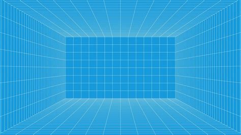 Premium Vector 3d Wireframe Room Perspective Laser Grid A Template For Interior Design In