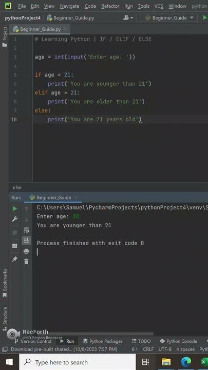 if elif else statements in python engineering programming