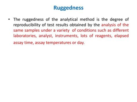 Analytical Methods Validation As Per Ich And Usp Ppt