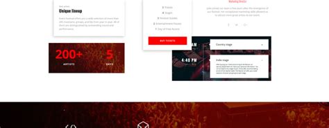 festival event responsive html5 landing page template
