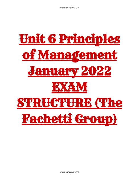 Btec Business Level 3 Unit 6 Principles Of Management Package Stuvia Us