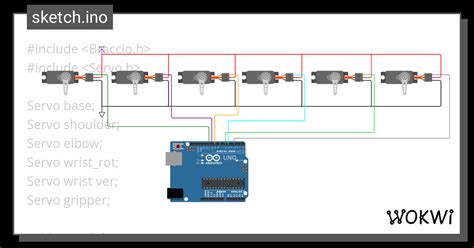 Bracciorobot1 Wokwi Esp32 Stm32 Arduino Simulator
