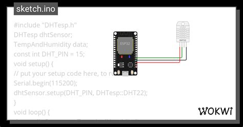 Practice Esp Dht Sensor Wokwi Esp32 Stm32 Arduino Simulator