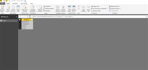 Solved Power Query Editor Occurs In The Text Character