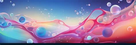 Bubbled Abstract Vector Fluid Particle Flow Premium Ai Generated Image
