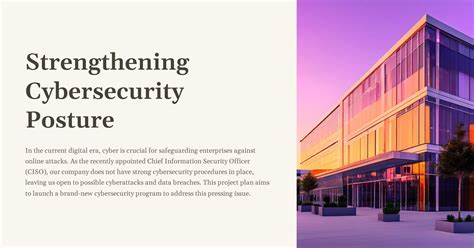 Strengthening Cybersecurity Posture