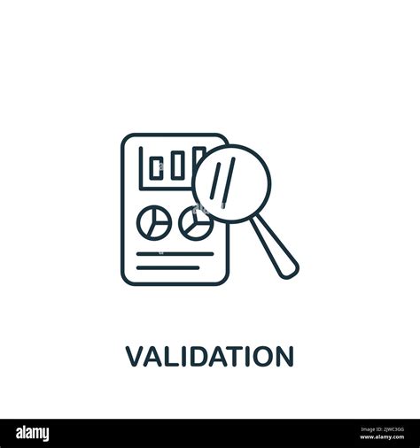 Validation Icon Line Simple Web Development Icon For Templates Web