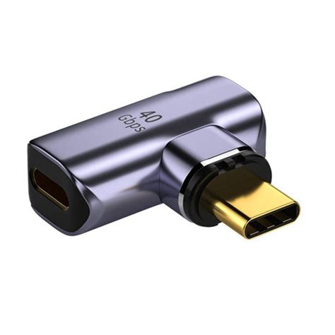 Магнитный адаптер Usb C мощностью 100 Вт для быстрой зарядки Type C Магнитный преобразователь