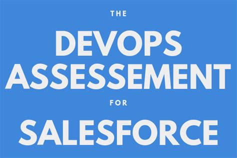 the salesforce devops assessment salesforce devops blog blue canvas