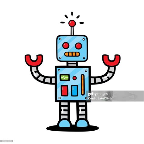 Robot Doodle 6 High Res Vector Graphic Getty Images
