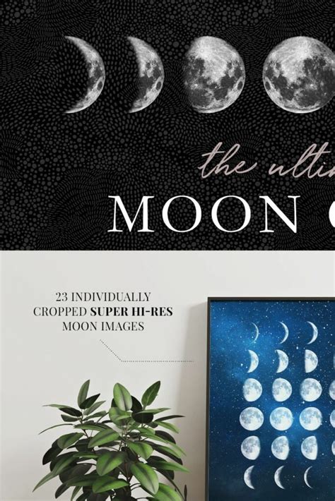 Moon Cycle Photo Set Masterbundles