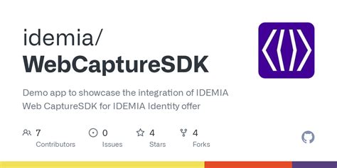 Github Idemia Webcapturesdk Demo App To Showcase The Integration Of Idemia Web Capturesdk For