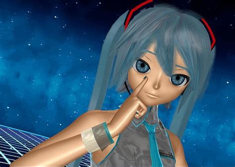 Hatsune Miku Mmd Model Set 3 43 Greeting Card By Hunor Santa