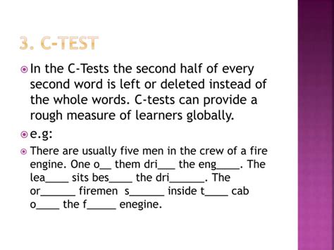 Types Pf Objectives Tests Pptx