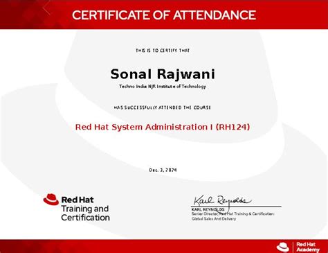 Sonal Rajwani On Linkedin Redhat Linux Systemadministration