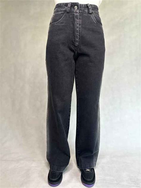 شلوار جین ذغالی بغل روشن زانیس ۲۵۰۰۲ فروشگاه اینترنتی پوشاک زنانه