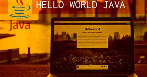 Java සමගින් Hello World Application එක Create කිරීම හා එය Run කර බැලීම