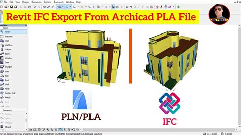 Revit IFC File Export Into Archicad PLA Format Archicad Tutorial Rkvideo