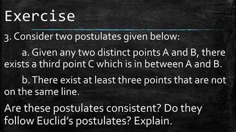 Axioms And Postulates Pptx