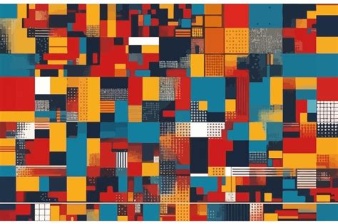 Premium Vector A 4x6 Grid 80s Theme Illustration