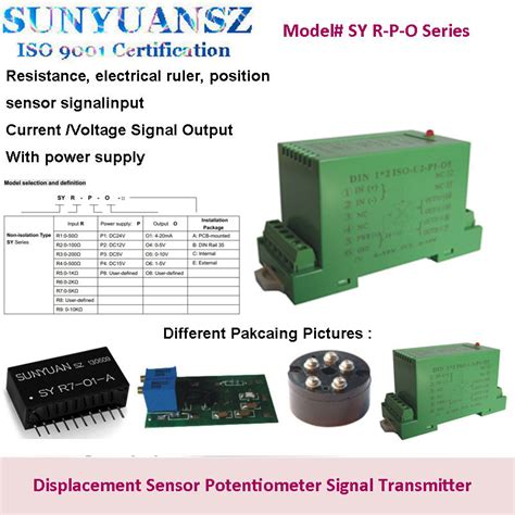0 10ma0 20ma4 20ma Linear Position Sensor Signal Conditioner Linear