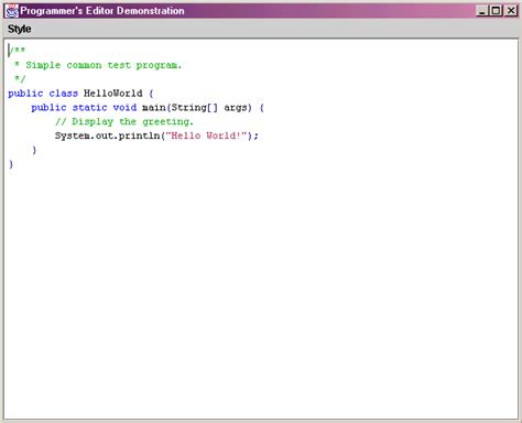Text Editor Tutorial