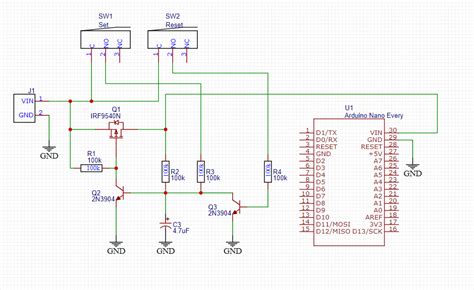 latch circuit not powering arduino properly general electronics