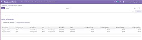 Odoo Tours And Travel Management Pragmatic Techsoft