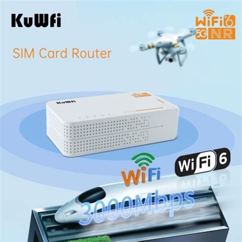 Kuwfi 5g Cpe Router 4000mah Wifi 6 Pocket Wifi Router 5g Router With Sim Card Slot