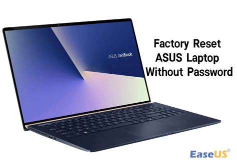 Factory Reset Asus Laptop Without Password No Data Loss
