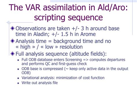 Ppt Variational Assimilation Method And Technicalities Powerpoint Presentation Id 4498529