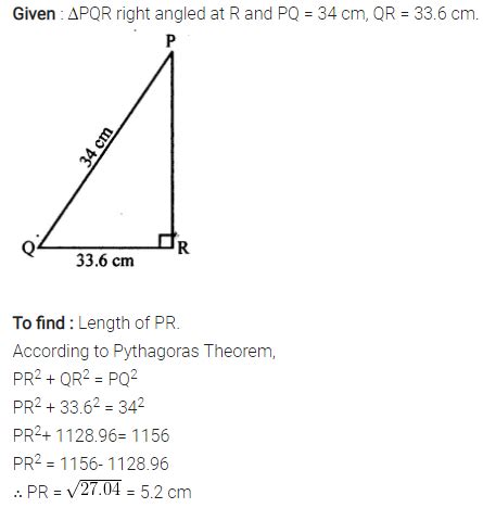 Selina Concise Mathematics Class ICSE Solutions Chapter Pythagoras Theorem NCERT Books