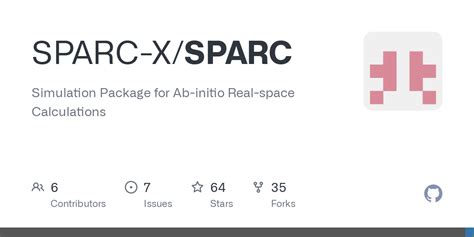 github sparc x sparc simulation package for ab initio real space