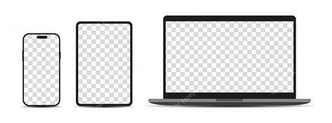 Premium Vector Set Of Device Screen Mockup Vector