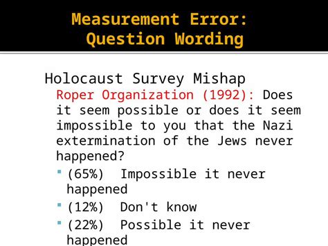 Pptx Population Sample Biaserror Sampling Error Coverage Error Non
