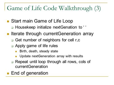 I Have To Write A Java Code For The Game Of Life