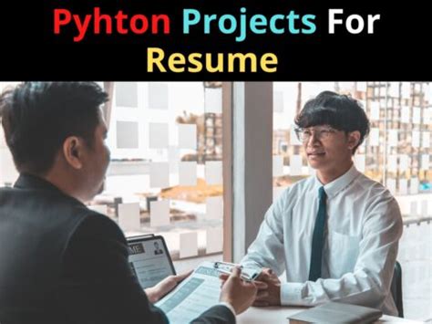 20 Python Projects For Resume CopyAssignment