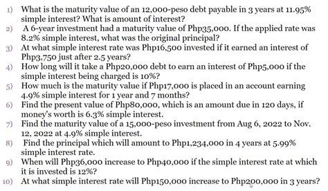 Solved What Is The Maturity Value Of An Peso Debt Chegg Com