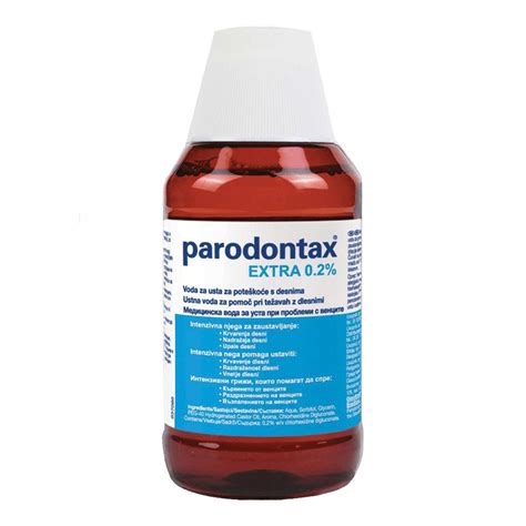Parodontax Extra 0,2 % ustna voda :: Prvalekarna