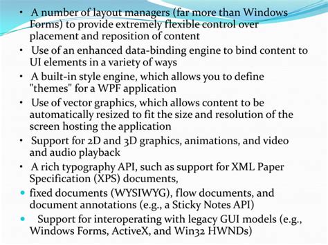 Introduction To Wpf Pptx Operating Systems Computer Software And Applications
