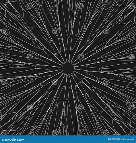 Radial Irregular Lines Pattern Random Asymmetric Lines Texture Stock Vector Illustration Of