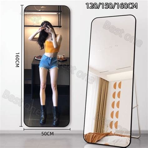 Mirror With Stand Full Body Mirror Floor To Ceiling Wall Mounting